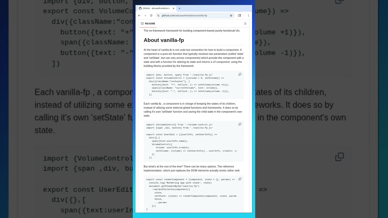 Build UI without the Framework Bloat
