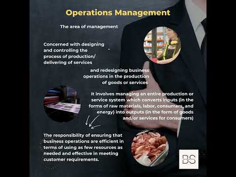What is Operations Management?