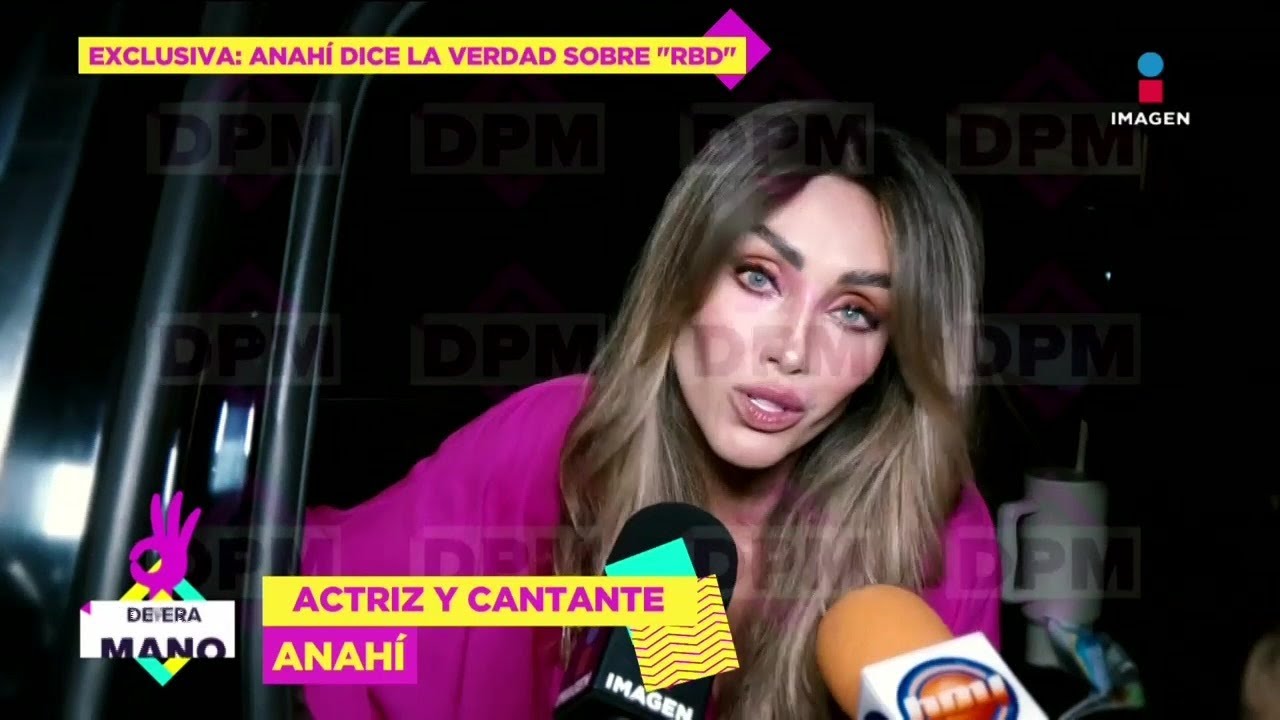 EXCLUSIVA: Anahí ACLARA que NO tuvo nada que ver con la ADMINISTRACIÓN del Tour de RBD