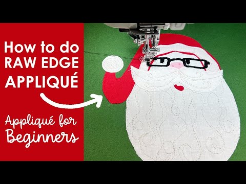 🧵 How to Raw Edge Appliqué - Appliqué tutorial for beginners