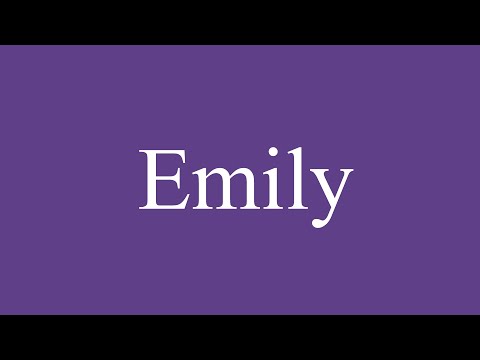 How To Pronounce ''Emily'' Correctly in Spanish