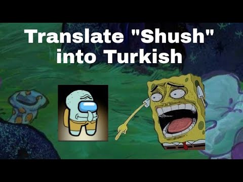Translate Shush into Turkish