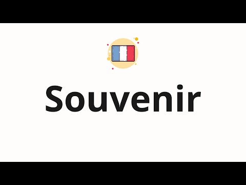 How to pronounce Souvenir
