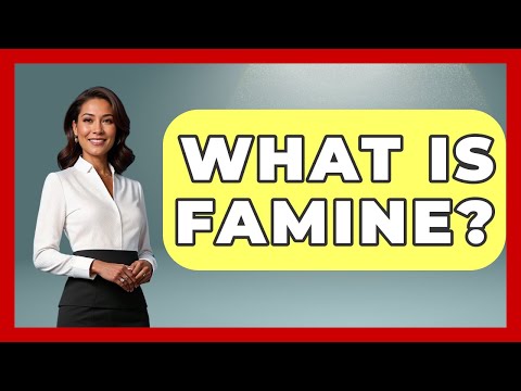 What Is Famine? - Learn About Economics