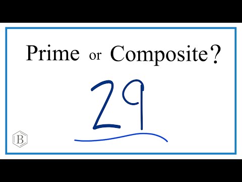 Is 29 a Prime or Composite Number?