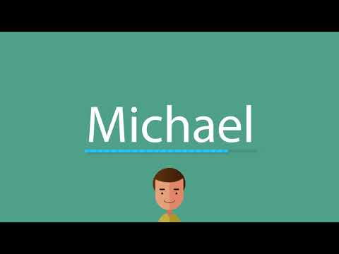 How to pronounce Michael