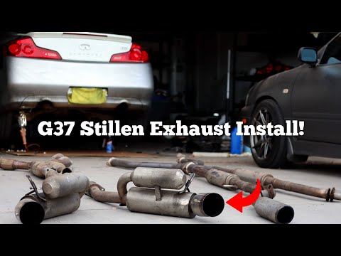 Infiniti G37 STILLEN Exhaust On A Infiniti G35 | Stillen Exhaust With Muffler Delete!
