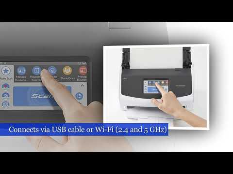 Fujitsu ScanSnap iX1500 Color Duplex Document Scanner with Touch Screen for Mac and PC