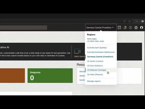 OCI Generative AI Product Tour