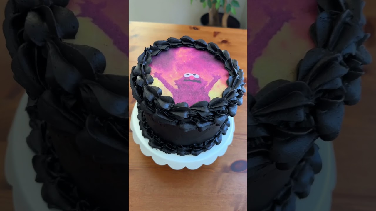 I set this cake on fire #elmo