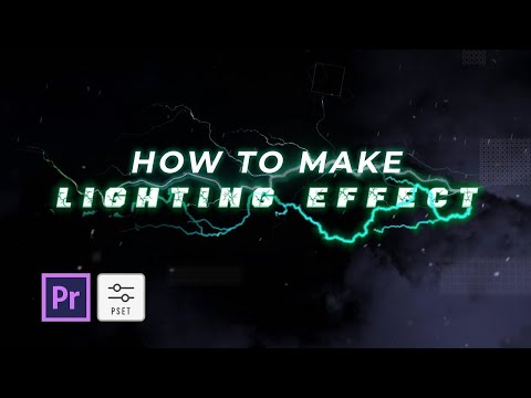 Free Presets Lighting Text Effect For Premiere Pro