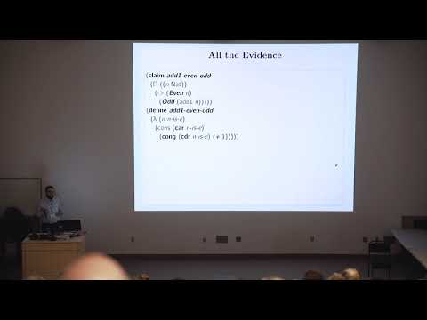(seventh RacketCon): David Christiansen -- A Little Bit of Dependent Types