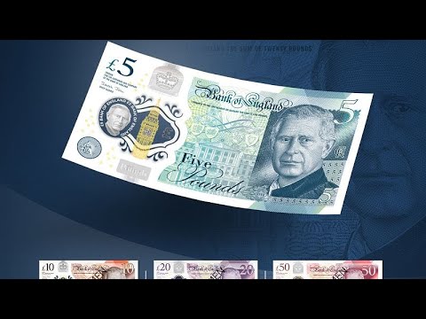 So sehen die neuen Pfundscheine mit König Charles III. aus