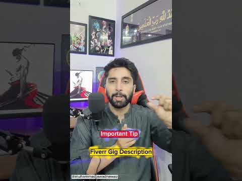 Fiverr gig Description Tips. #youtubeshorts #fiverr #freelancing