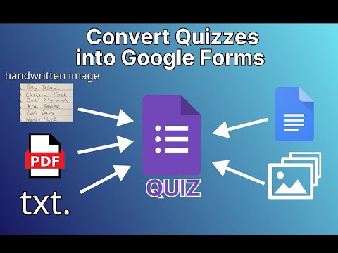 How to Use an Ai Quiz Generator, to Create Google Forms