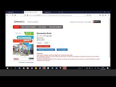 Présentation de la solution numérique i-Manuel 2.0 pour le lycée professionnel