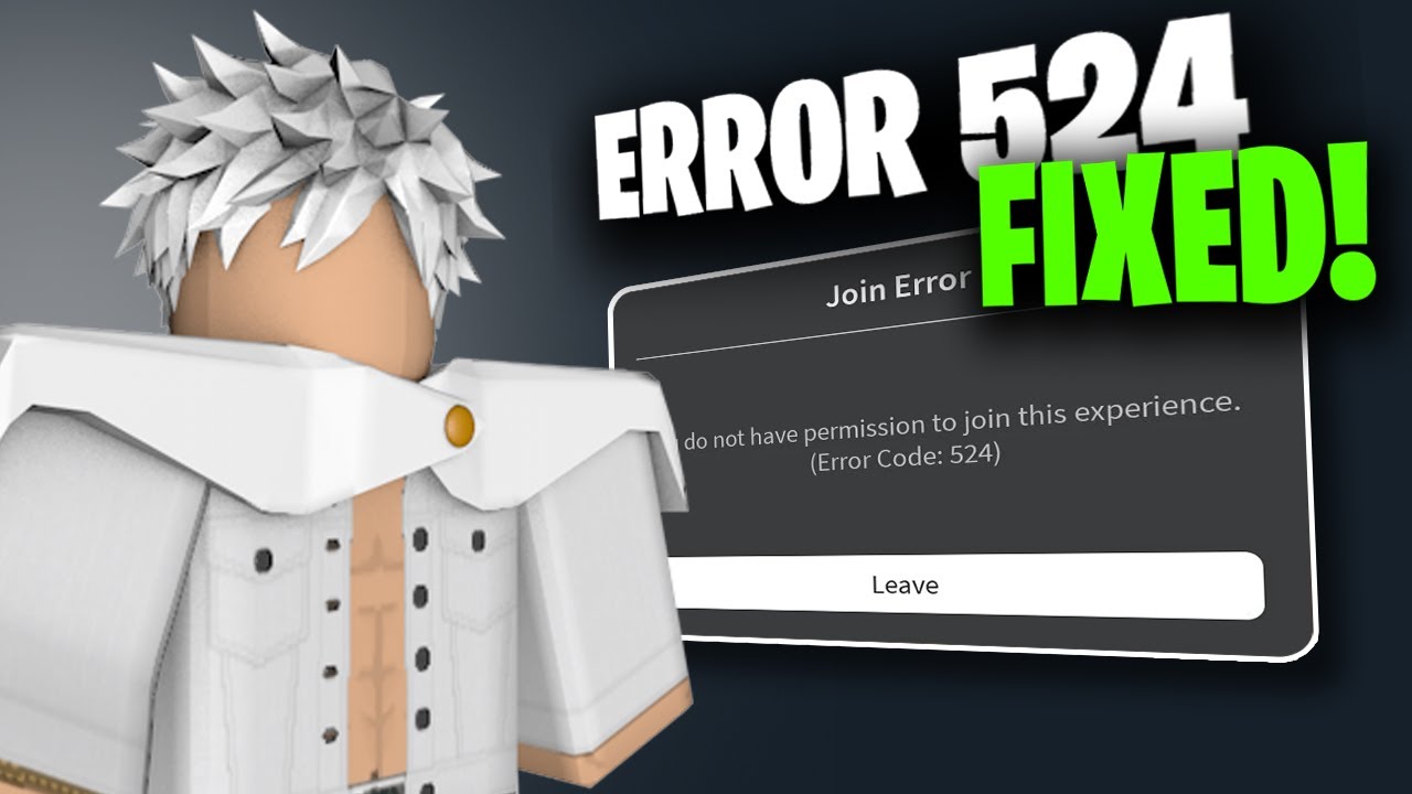 How To Easily Fix Roblox Error 524 (2025 Guide)