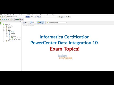 02 Exam topics! Informatica PowerCenter Specialist Certification.