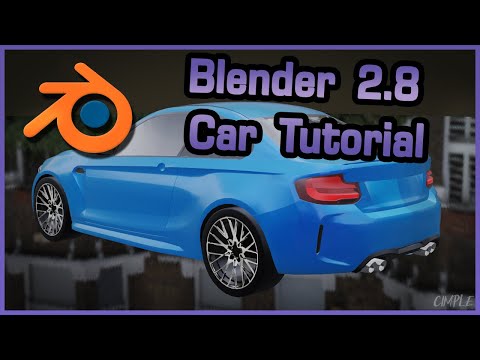 How to make a car in Blender 2.8 pt. 1