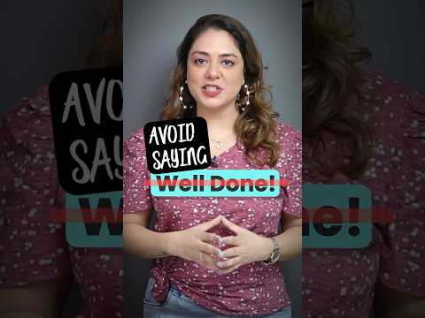 Avoid Saying ‘WELL DONE 👍’ - Try These Better English Phrases #learnenglish #speakenglish #esl