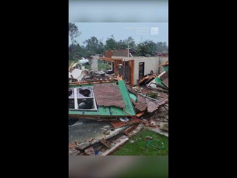 Tornado Aftermath In Pittsburg, Oklahoma