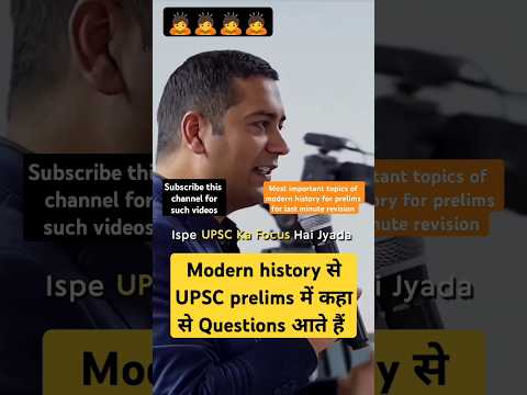 most important topics of modern history for upsc Prelims for last minute revision #upsc #prelims