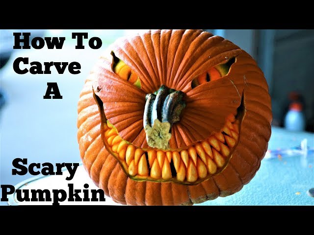 Here's an Easy Way to Carve a Cartoonishly Spooky Pumpkin - Nerdist