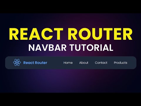 How to Create a Multiple Page Navbar with React Router Tutorial