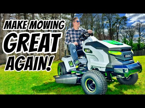 Lawn Care Can be FUN - New EGO T6 Lawn Tractor Review