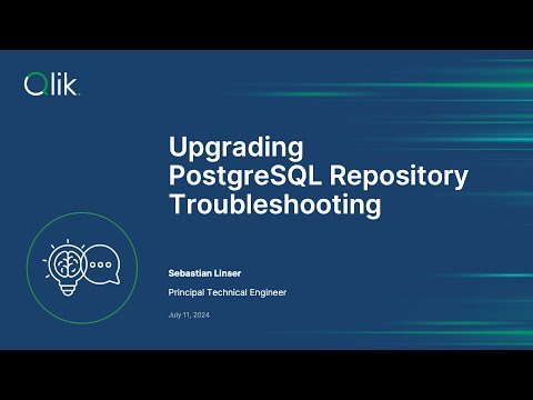 STT - Upgrading PostgreSQL Repository Troubleshooting (no Q&A)