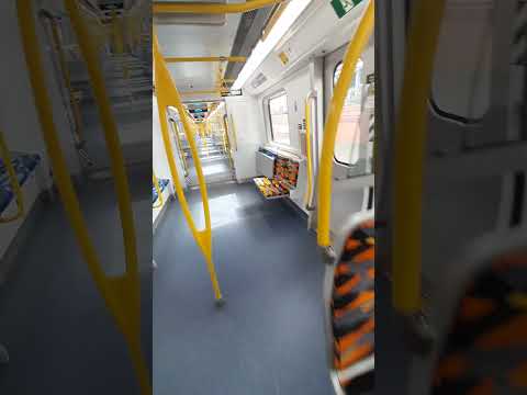 Inside Melbourne Metro Train #melbourne #train #travel #interestingfacts