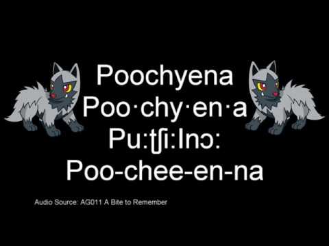 #261 Poochyena - How to Pronounce