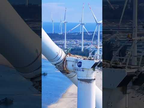 Wind turbine in action #viralshorts #goodvibes #trending #song #love #shortvideo #omletarcade #mr