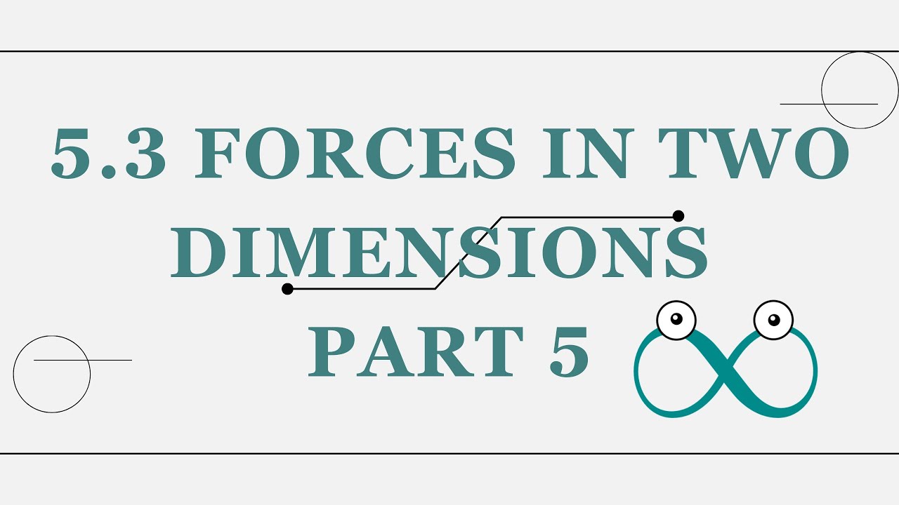 5.3 Forces in Two Dimensions - Part (5)