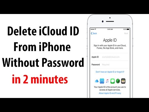 Remove iCloud Apple ID from iPhone without password iOS 10+