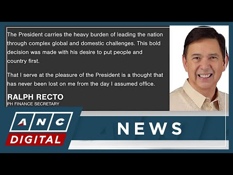 Cabinet Secretaries accept Marcos' order to submit courtesy resignation | ANC