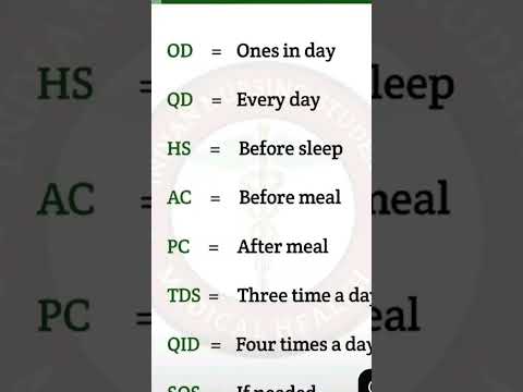 medical abbreviation #lifeline #lifelinelearners#medical abbreviation