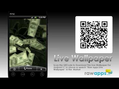 Money Live Wallpaper for Android - App Demo
