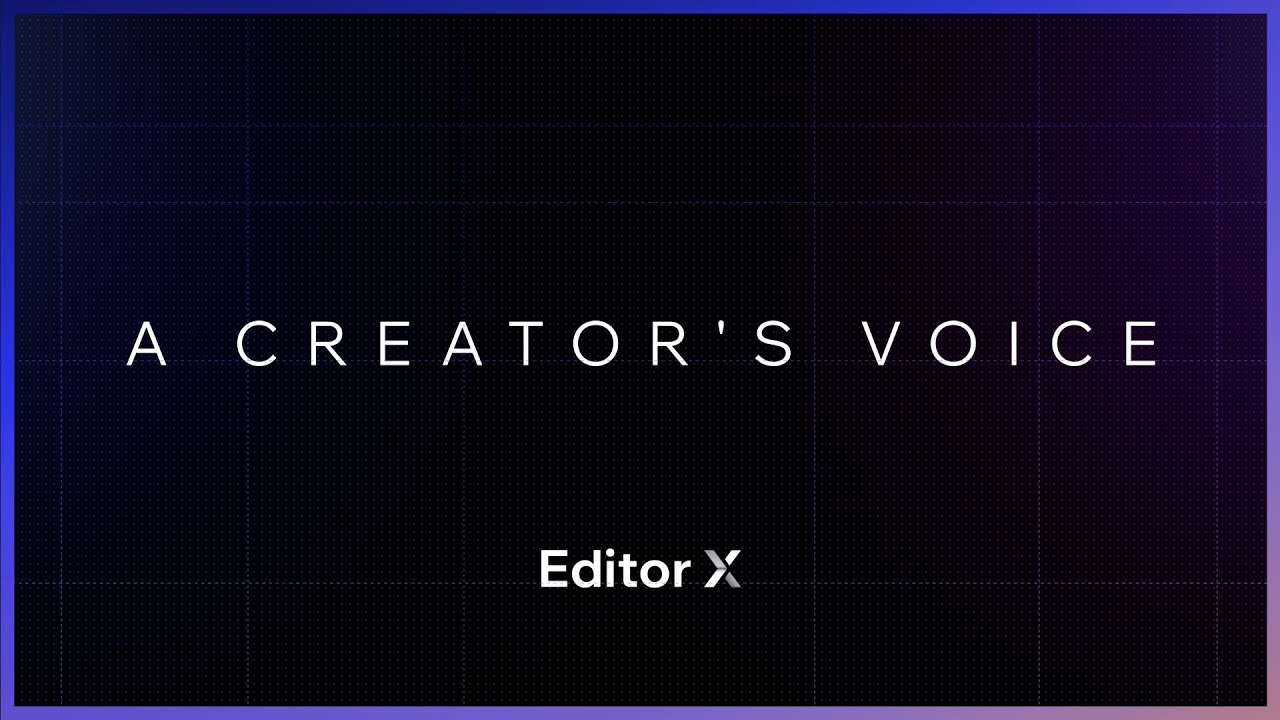 Meet the creators on Editor X