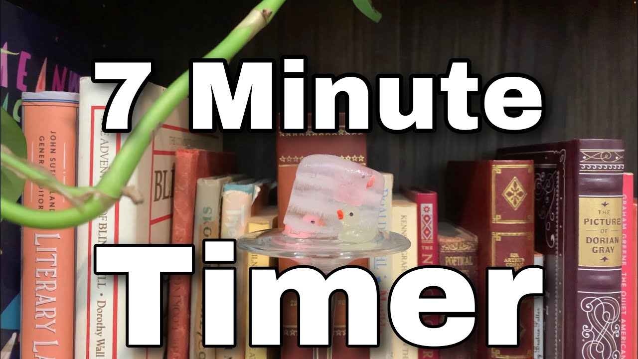7 Minute Timer - Tiny Ducks in Ice Cube Time Lapse