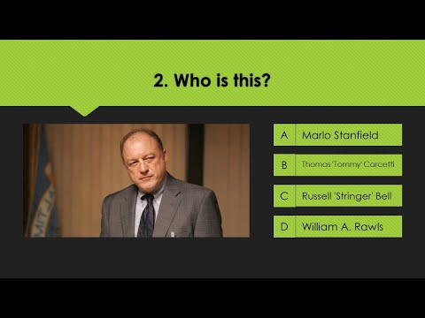 The Wire Quiz: Name All The Characters