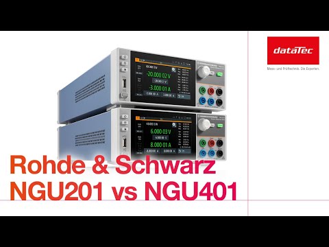 Rohde & Schwarz - NGU201 vs NGU401 Source Measure Units