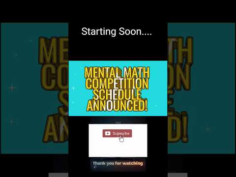 #MentalMathCompetition2024 #DOE #MathCompetition #Education #Class3to12 #doeclasses #Maths#doe