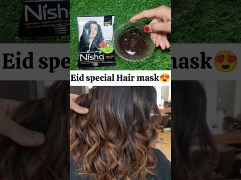 How to use Nisha Natural Henna Based Hair Color #haircolor #haircare #beauty #mehndi #shorts