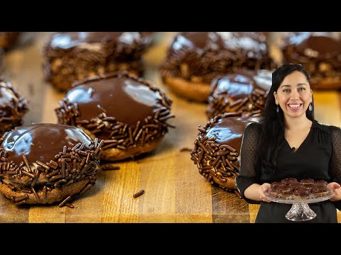Better than the bakery's Greek Pastries! Chocolate Kokakia cream puffs