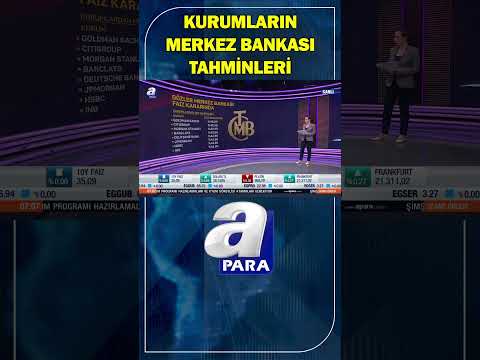 Gözler Merkez Bankası'nın Faiz Kararında! İşte Kurumların Merkez Bankası Faiz Tahminleri #shorts