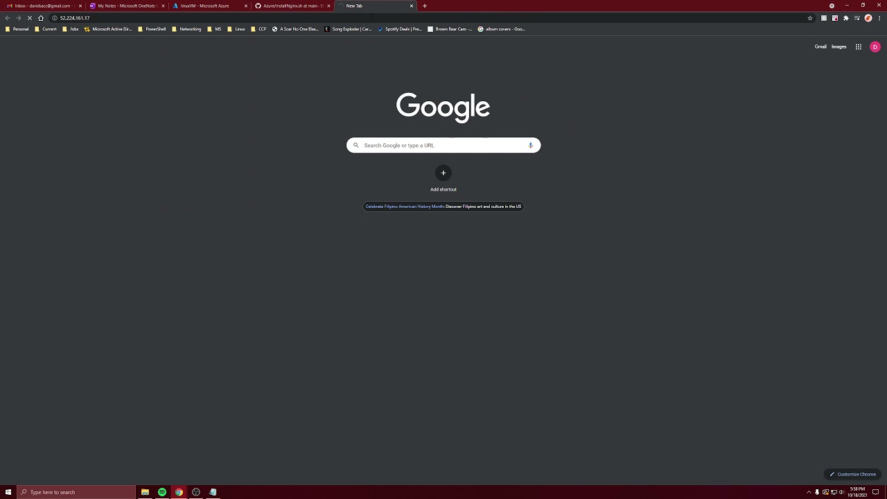 Custom Script Extension (Linux VM using GitHub)