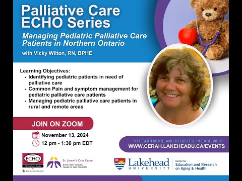 Managing Pediatric Palliative Care Patients in Northern Ontario