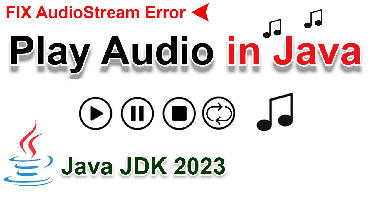 How to play Audio file using Java - javax.sound