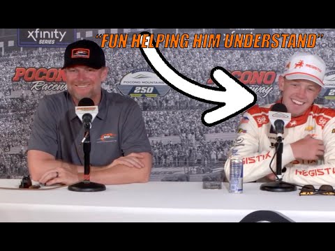 Dale Jr on Driver Coaching Connor Zilisch: "Glad he wanted more information"
